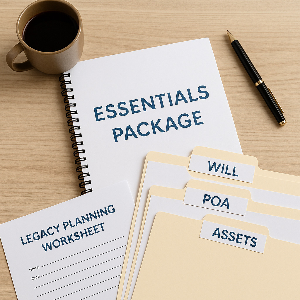 Legacy Planning Essentials Package: Consultation + Checklist